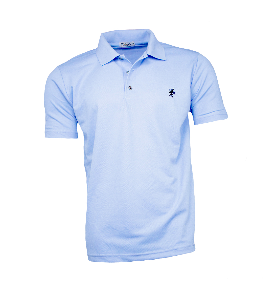 Camisa Polo Masculina Azul Claro