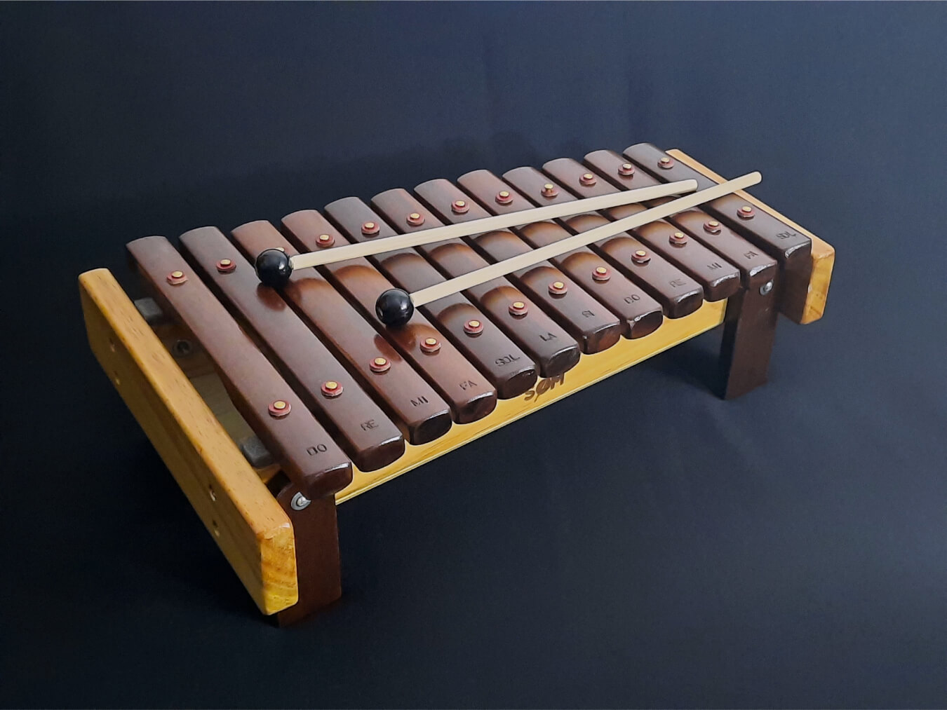 Xilofone Diatônico 12 Barras Fixas