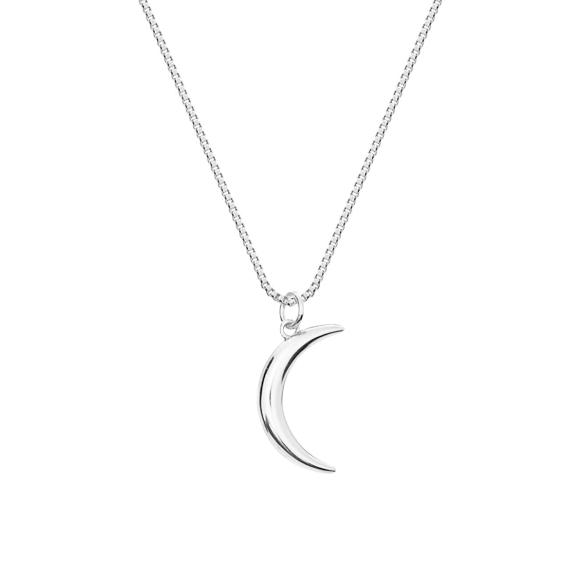 Colar Lua Prata 925 com Corrente Veneziana