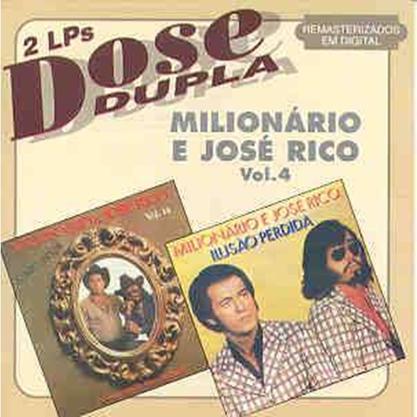 CD MLIONÁRIO E JOSÉ RICO - 2 LPs DOSE DUPLA VOL. 4