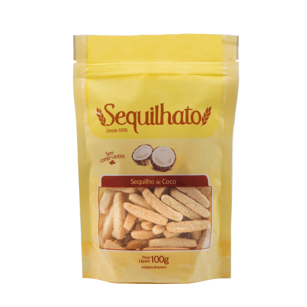 Sequilho de Coco Pote 100g