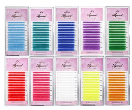 Cílios Aguud Color Lashes Mix Volume Russo