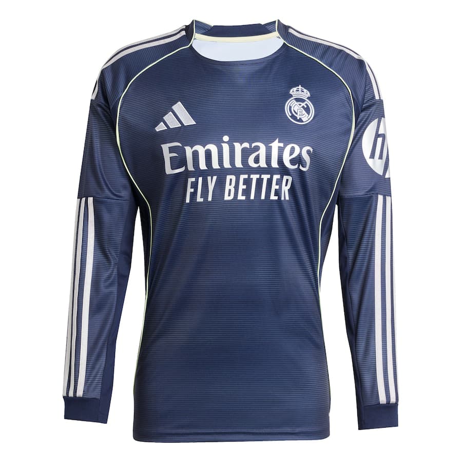 Camisa Real Madrid Away 2025/26 - Manga longa