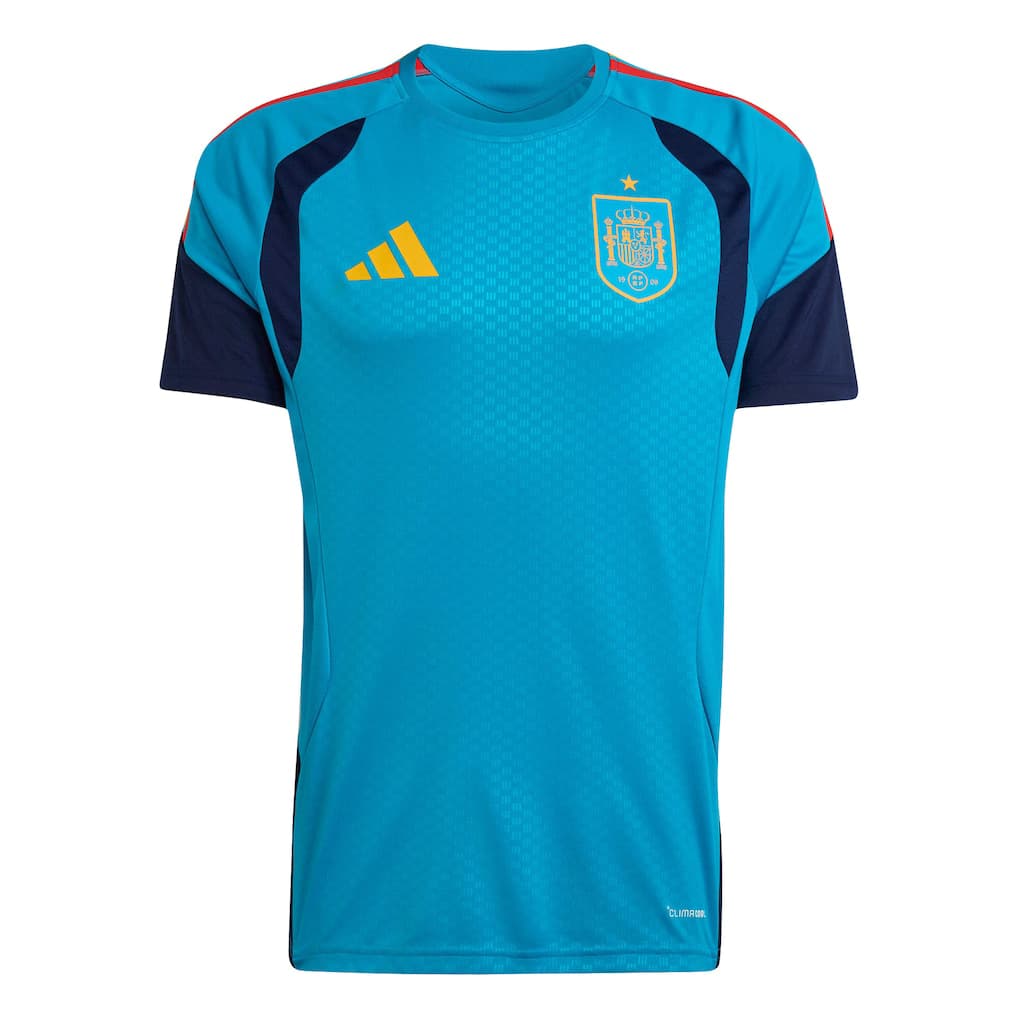 Camisa Espanha Treino 2026 - Azul/Marinho/Vermelho