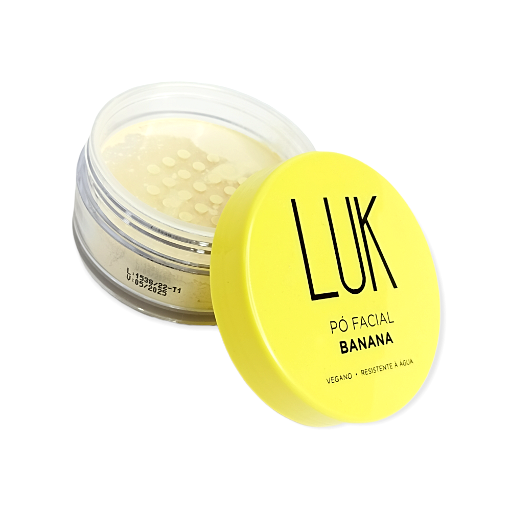 Pó Facial Banana Vegano Luk Makeup