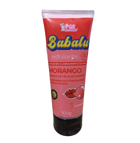 Kit c/3 Un - Esfoliante Babalu Morango 100G - Essência Da Mulher