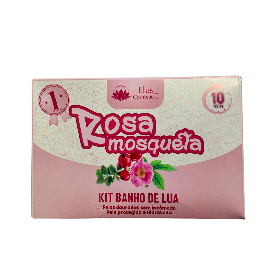 Kit Banho De Lua Ellas Cosméticos Rosa Mosqueta