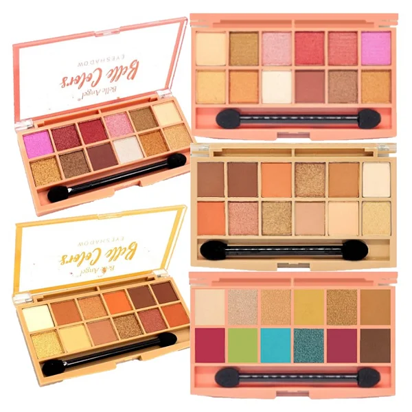 Kit c/3 Un - Paleta de Sombras Belle Colors Eyeshadow - B086 - Belle Angel