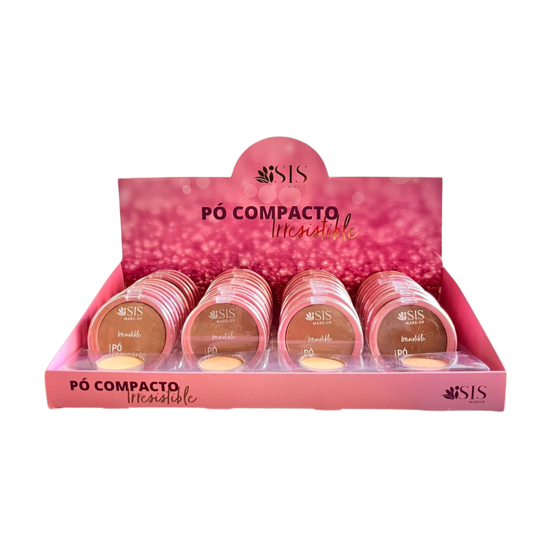 Box c/24 - Pó compacto Irresistible Isis Makeup - IS0062
