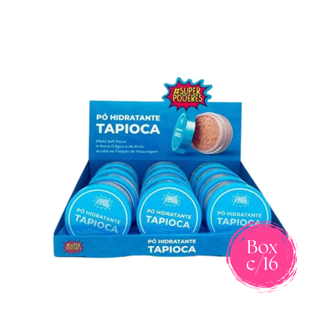 Box c/12 - Pó hidratante Tapioca Super Poderes
