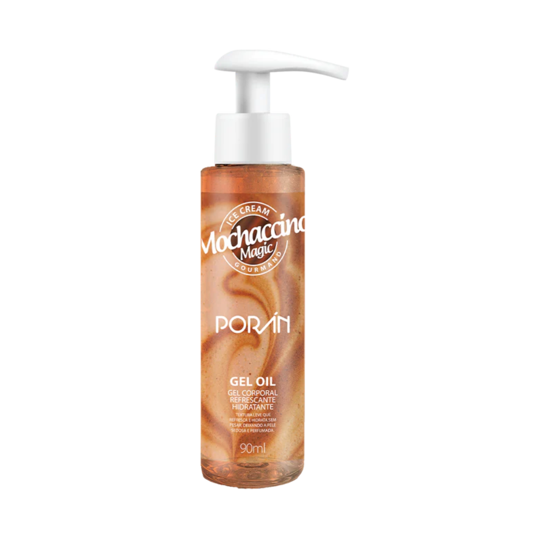 Gel Oil Corporal 90ml Porán - Mochaccino Magic