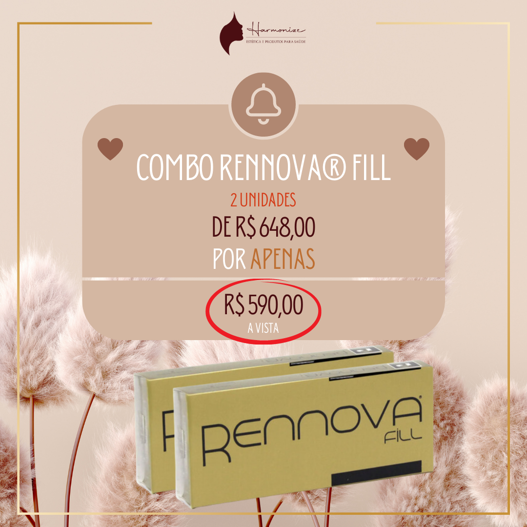 OUTONO - Combo 2 unidades Ácido Hialurônico Rennova® Fill 1mL