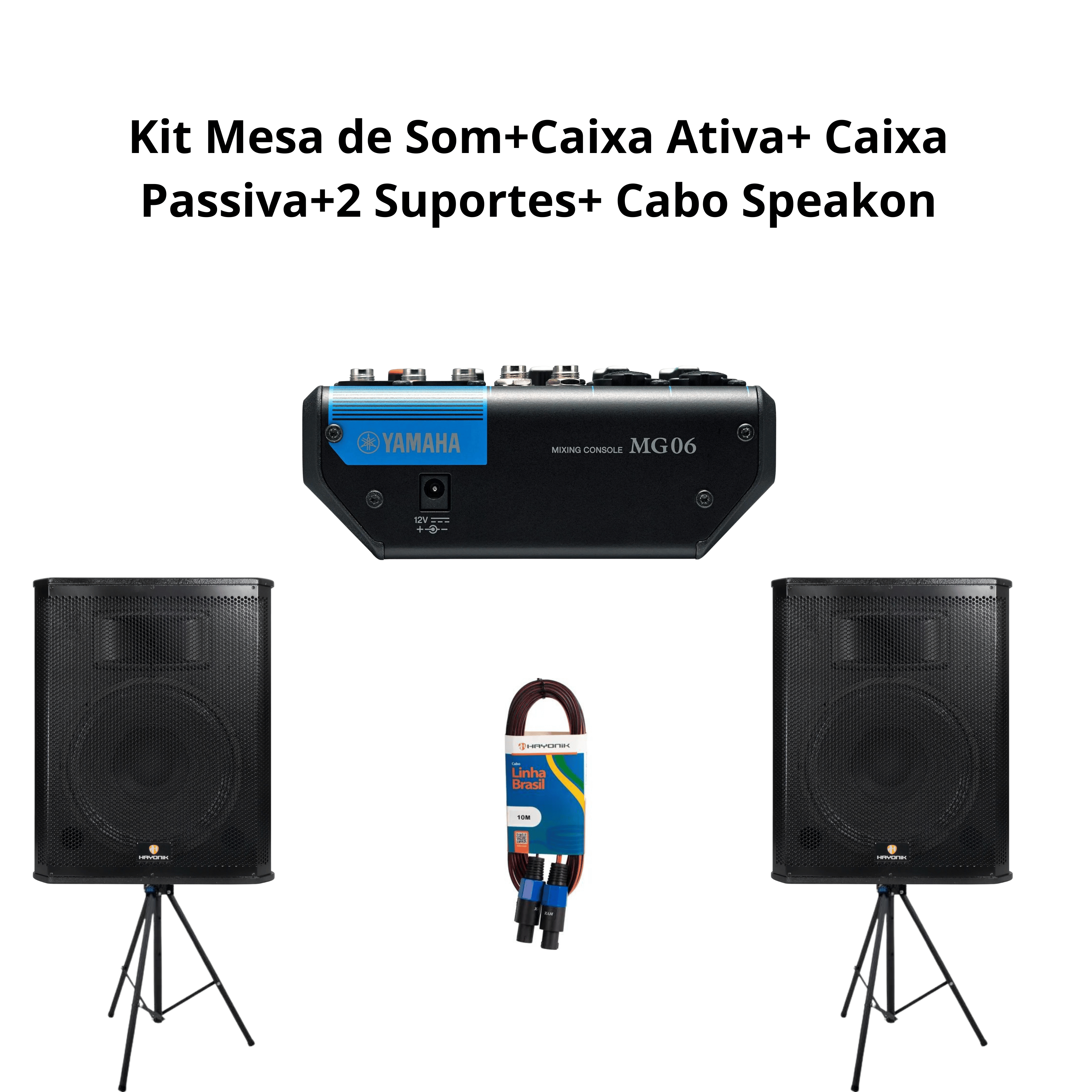 Kit de Som Para Show