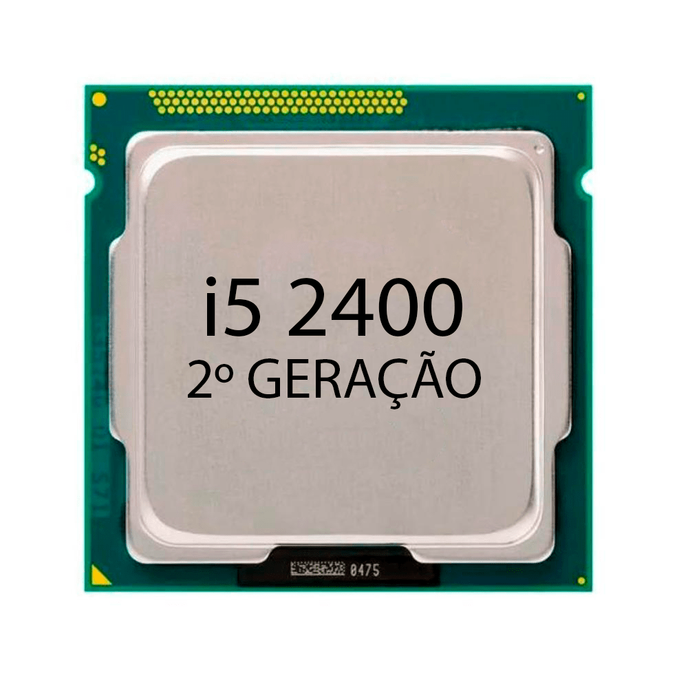 Processador Intel® Core™ i5 2° geração 2400 { 𝙎𝙀𝙈𝙄𝙉𝙊𝙑𝙊 }