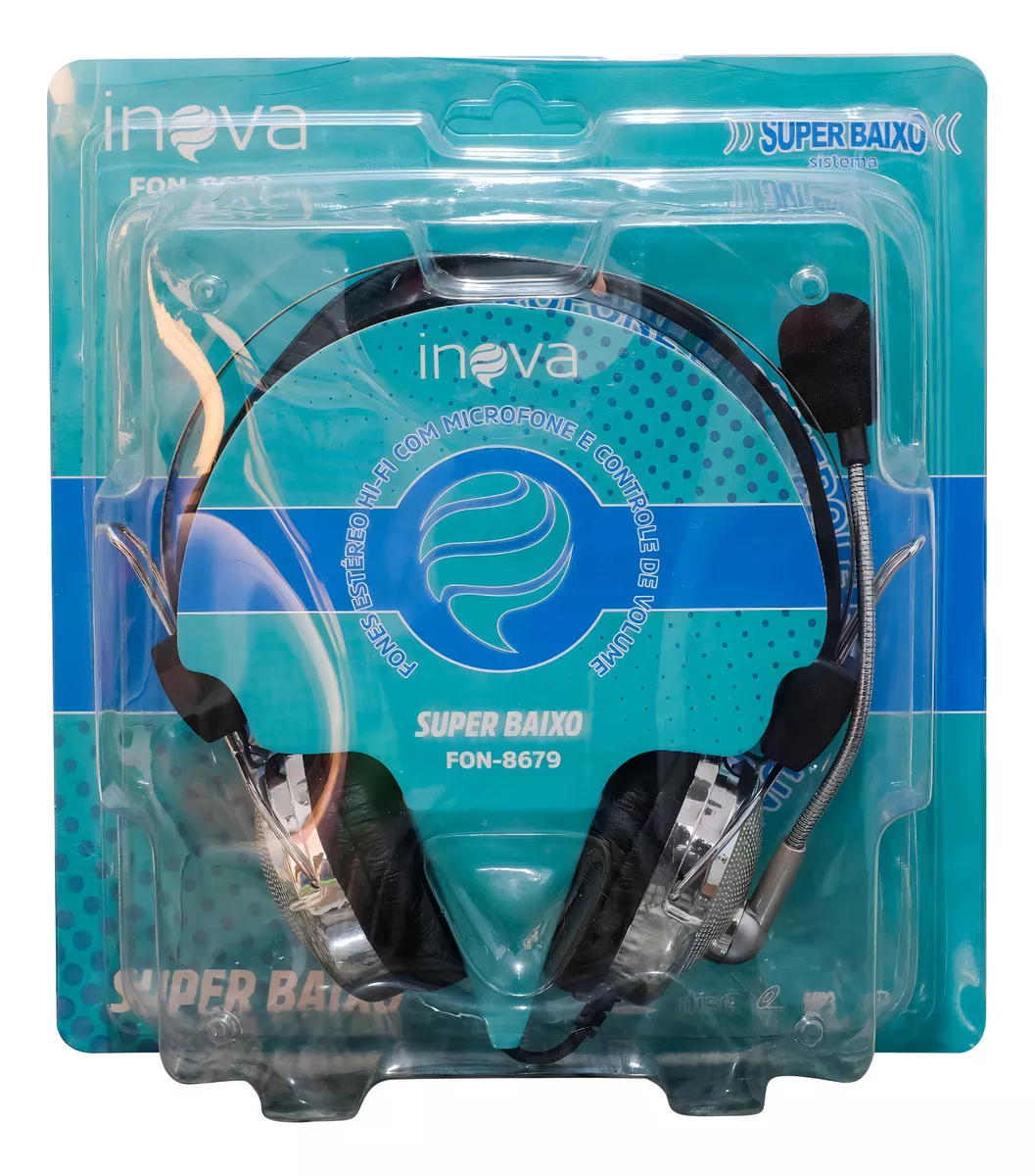 Fone De Ouvido Gamer Para Jogos Headset Inova Fon-8619