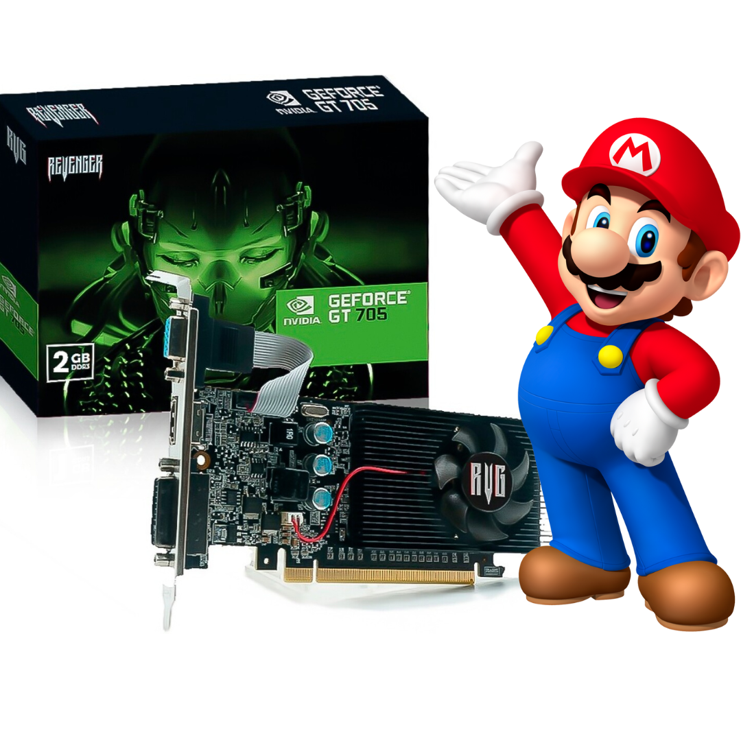 Placa de Video GT-705 Nvidia GeForce 2GB DDR3 64 bit RVG