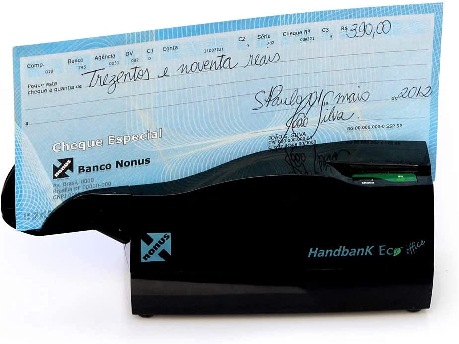 Leitor De Cheques Nonus Handbank 20 Usb