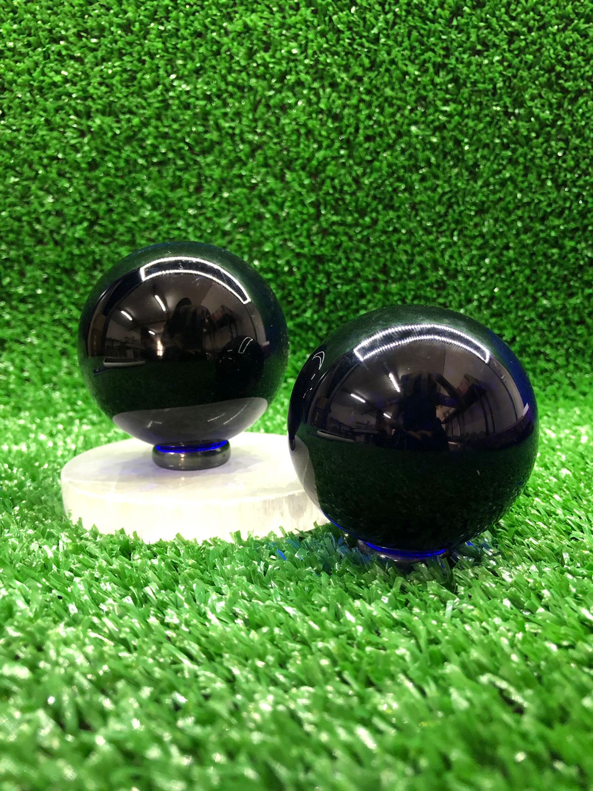 Bola de Obsidiana Azul - Cristal Andara