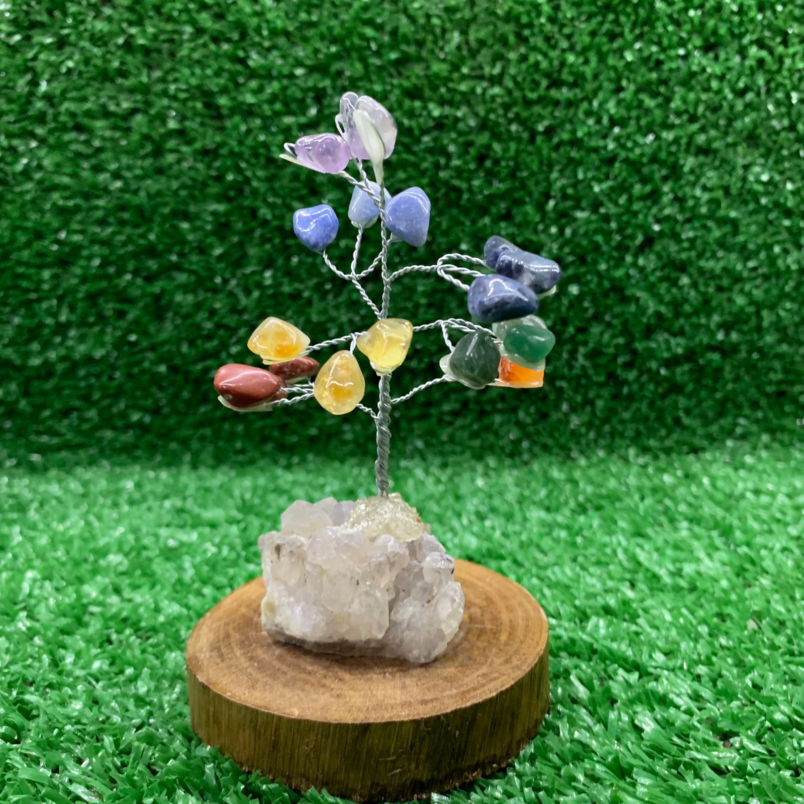 Árvore Sete Chakras- 7 galhos - Minas Cristais