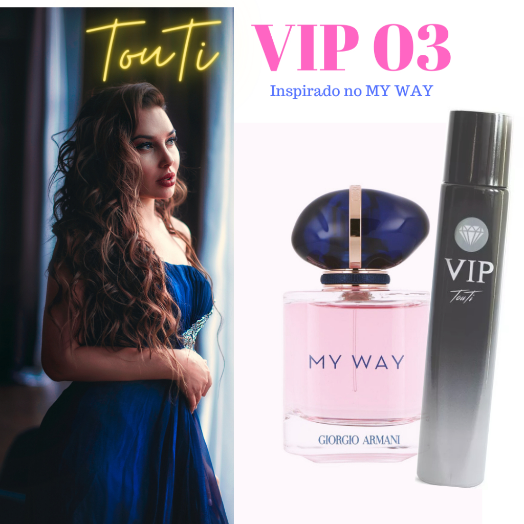 VIP TOUTI 03 (INSPIRADO NO MY WAY GIORGIO ARMANI) 50ML
