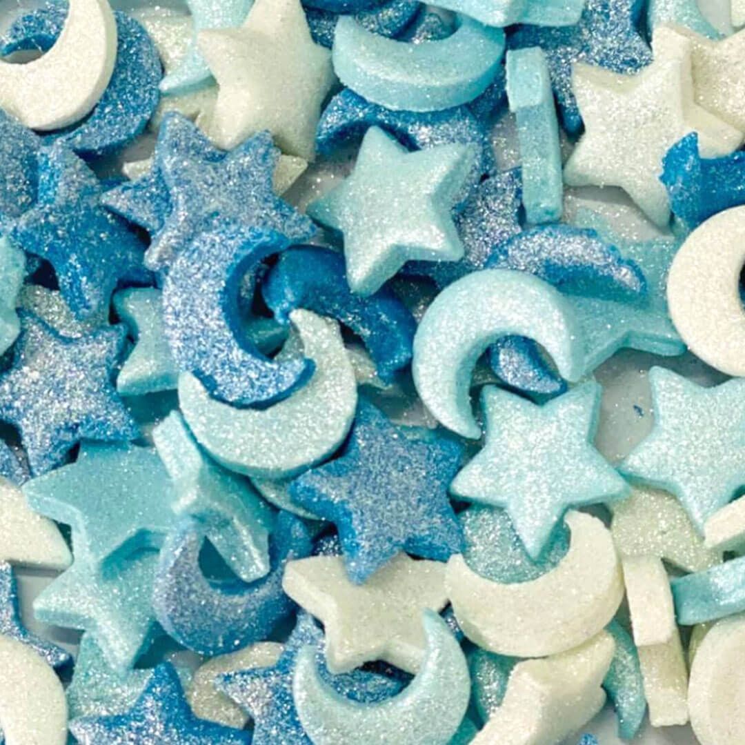 Confeito de Açúcar Confeitos Céu Azul (15g) - Jady Confeitos