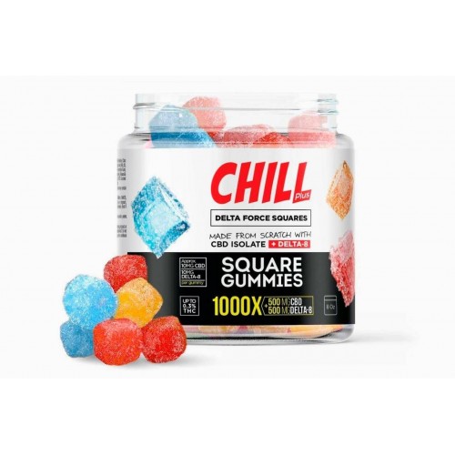 Gomas de Delta 8 Plus e CBD Isolado Chill