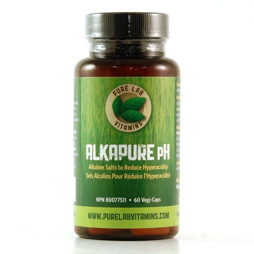 Antiácido AlkaPure pH, PURE LAB VITAMINS - 60 cápsulas