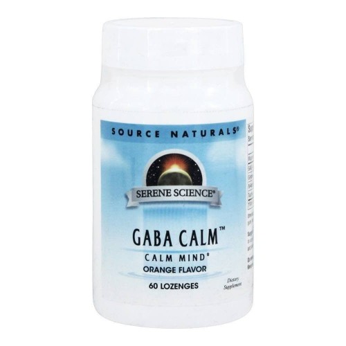 GABA Calm Sublingual, Sabor Laranja, Source Naturals