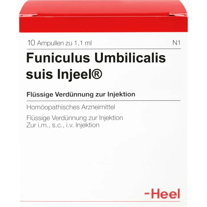 Funiculus Umbilicalis Suis-Injeel, Heel, 10 Ampolas