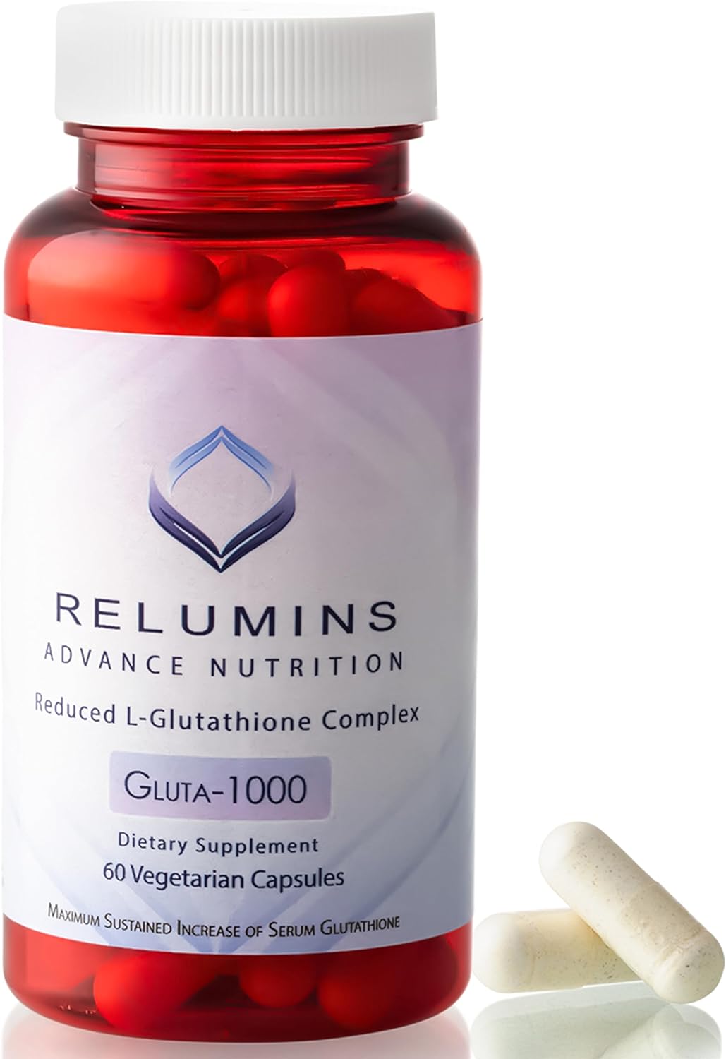 Relumins Advance Nutrition, Complexo de glutationa reduzida 1000mg com ...