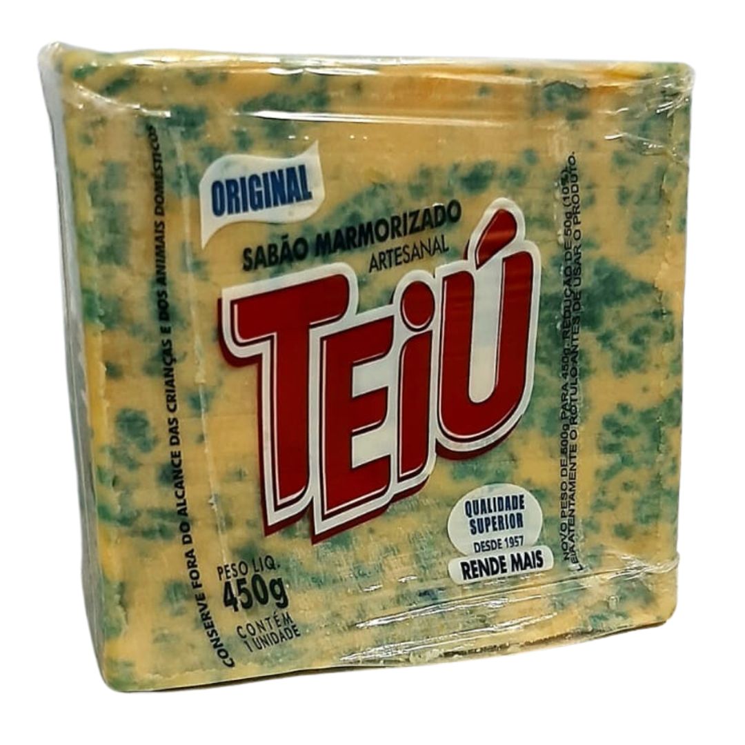 Sabão em Barra Marmorizado Teiú 450g