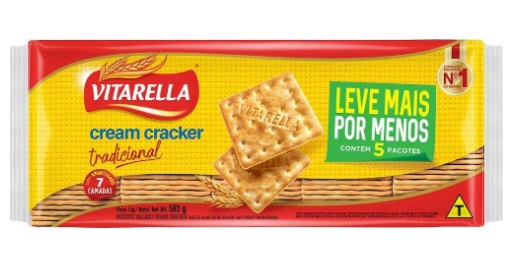 Biscoito Vitarella Cream Cracker Tradicional - 583g