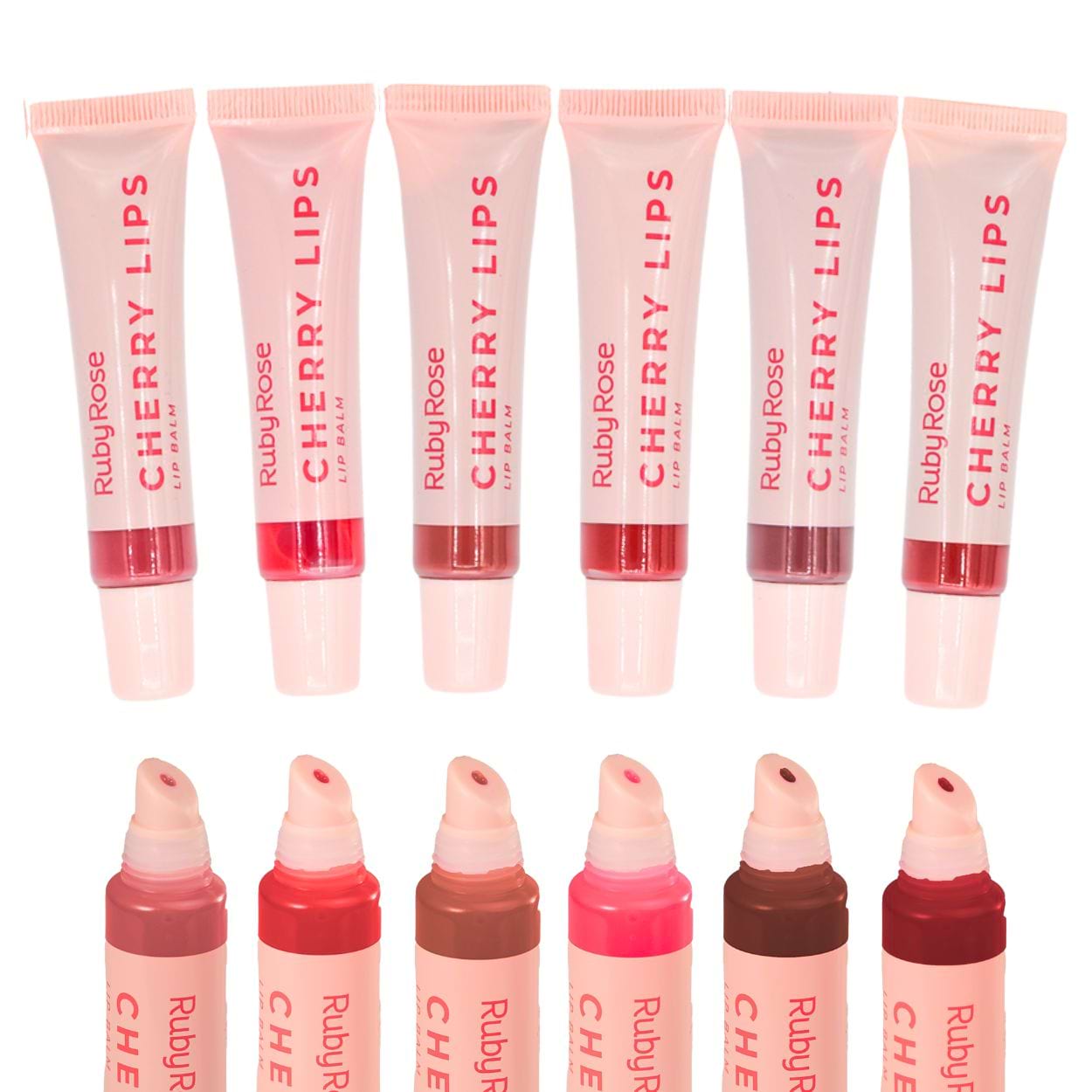 Lip Balm Labial Hidratante Líquido Cherry Lips Ruby Rose