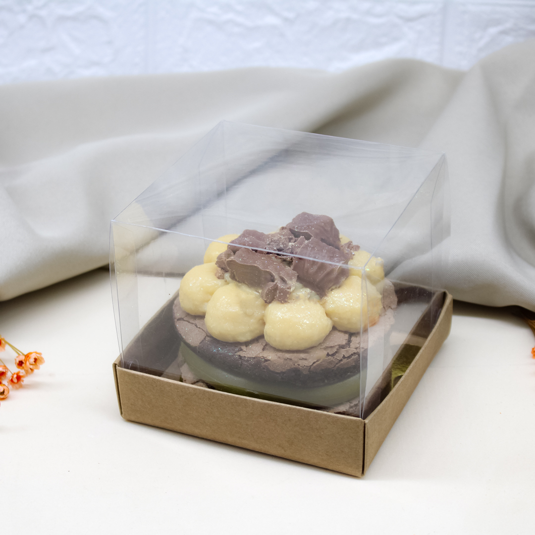 Caixa kraft para mini bolo 11x11x10cm: acabamento premium e proteção ...