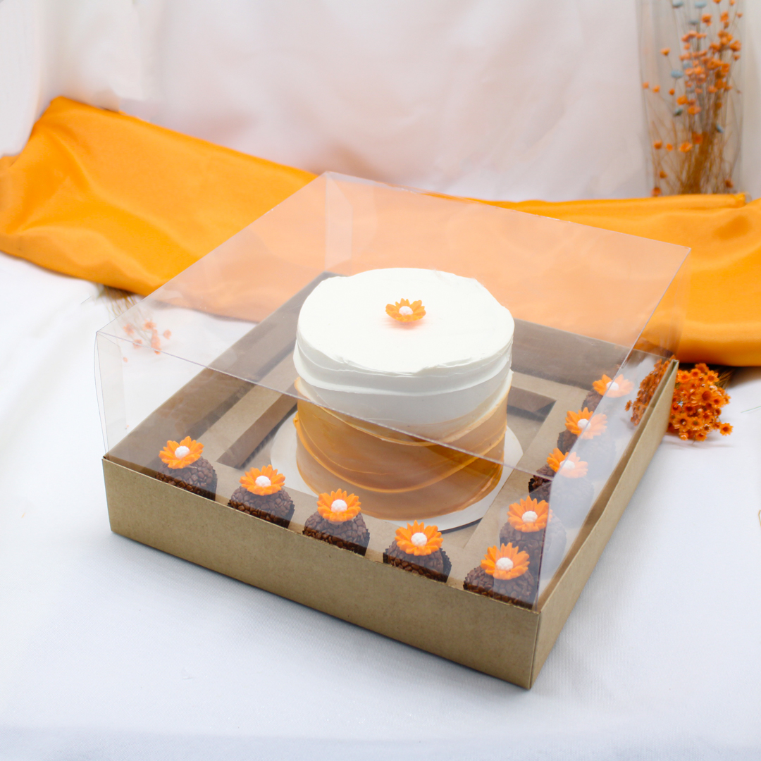 Embalagens kraft para mini bolo bento cake - proteja e valorize seus bolos