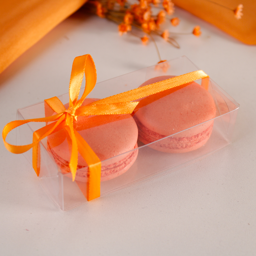 Embalagens para 2 macarons em acetato - A maneira perfeita de embalar e apresentar seus macarons