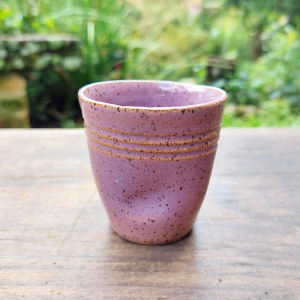Copo Café Amassado - roxo - 100 ml - Ateliê do Zé