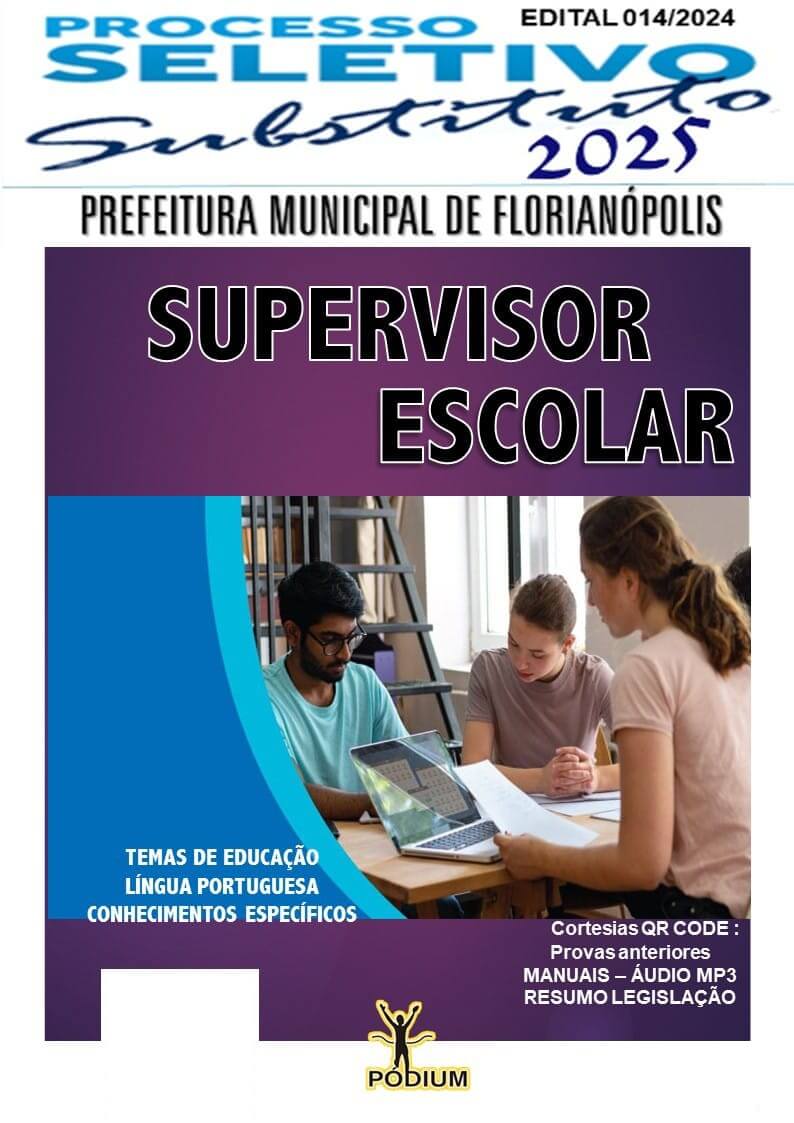 Apostila Act Florianopolis 2025 Supervisor Escolar Ed Podium