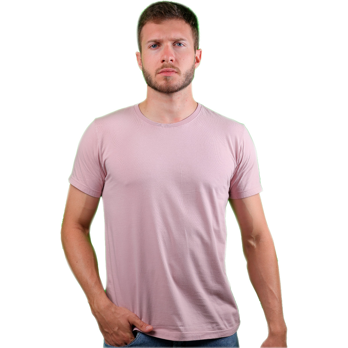 Camiseta Básica Masculina Algodão Owl Verona